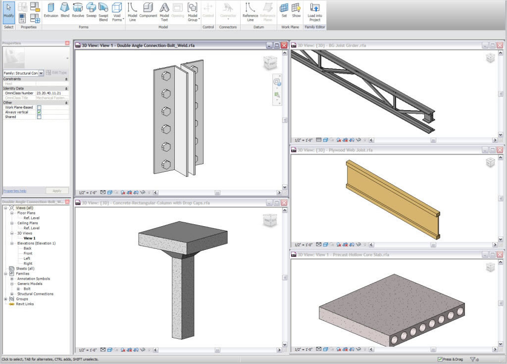 Parametric components | Revit Features Parametric components | Revit Features