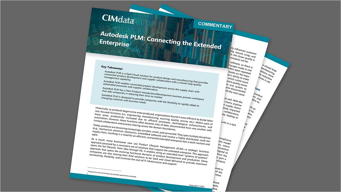 Cimdata Autodesk Plm Connecting The Extended Enterprise Autodesk