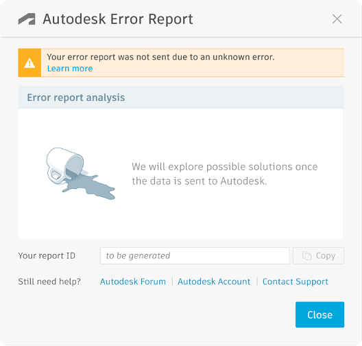 Autodesk Customer Error Reporting Service Troubleshooting Reference