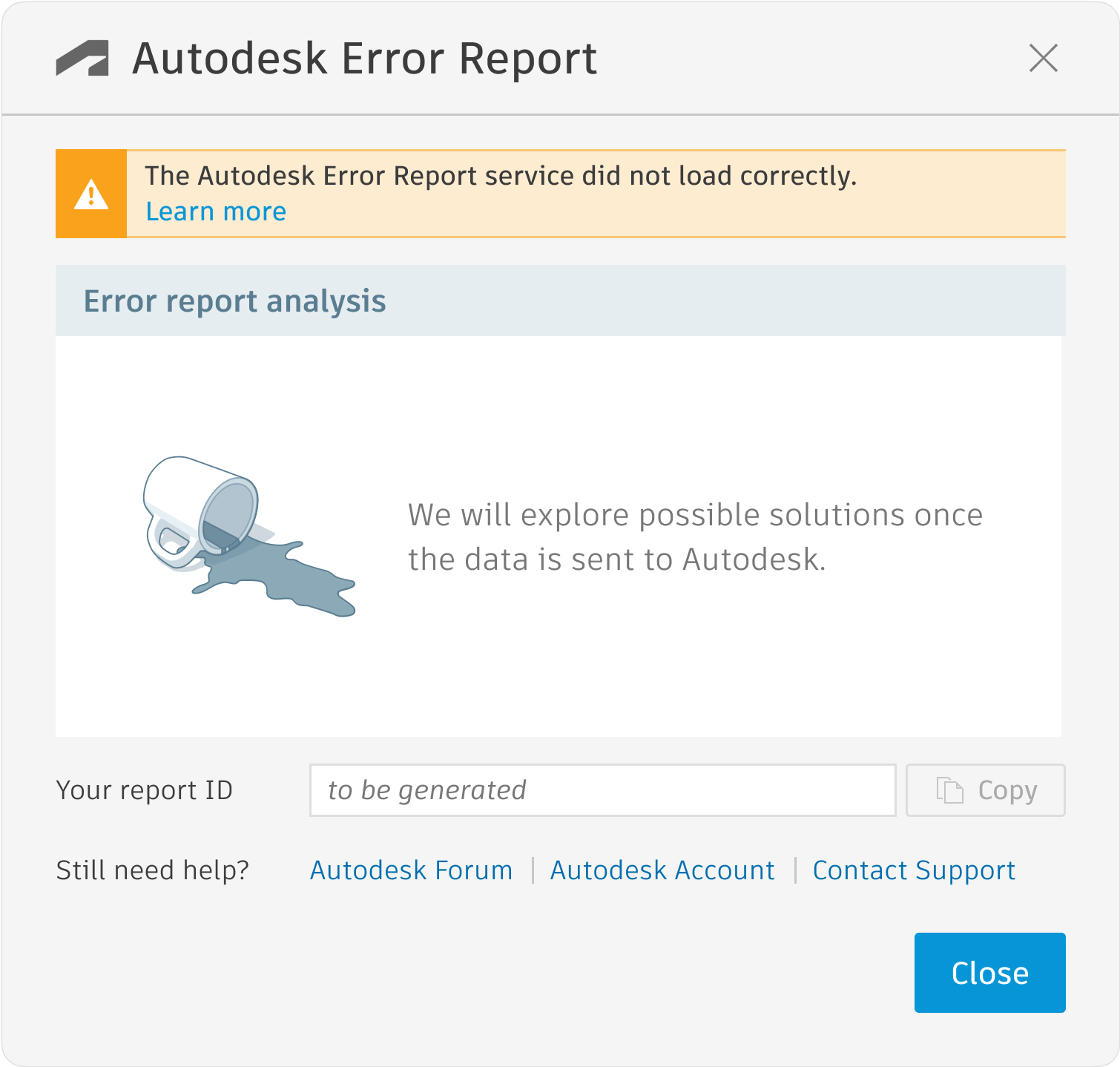 Autodesk Customer Error Reporting Service Troubleshooting Reference
