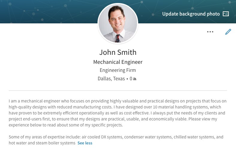 Summary About Fresher Mechanical Linkedin Profile Resume Engineering 